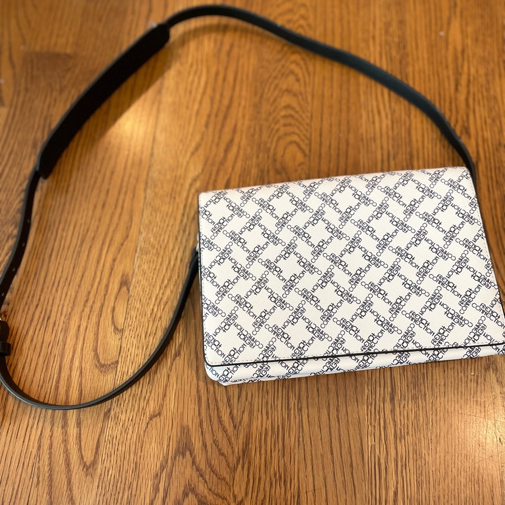 French Connection Logo Crossbody Bag - Gem